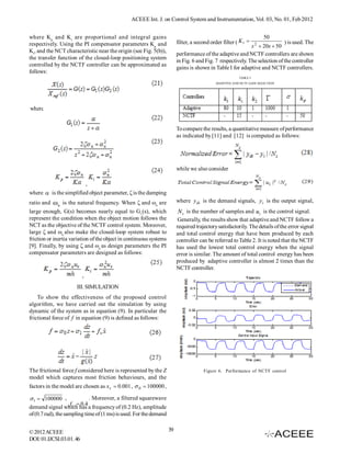 NCTF Control for Friction Compensation of Underactuated Fingers | PDF | Robotics | Technology ...