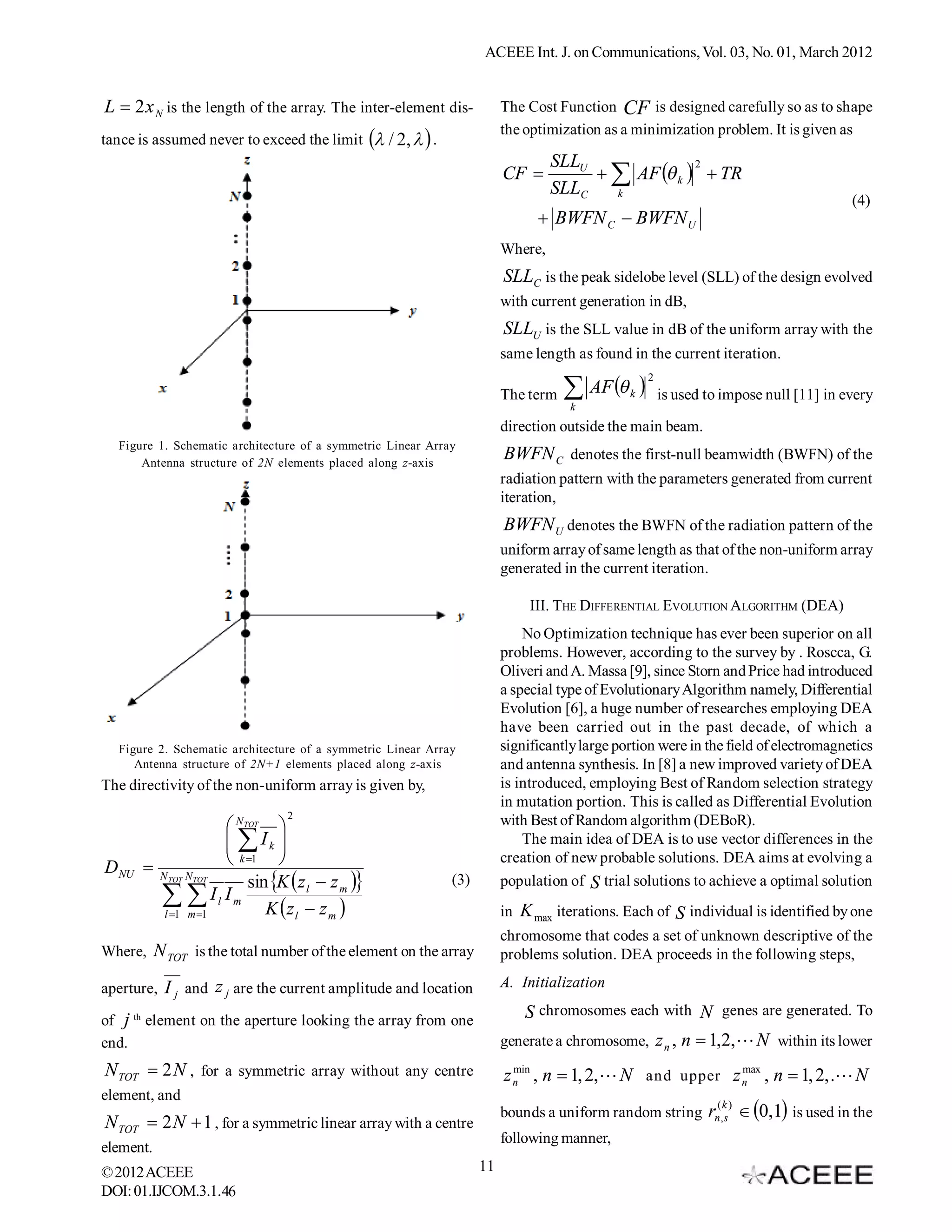 Linear Antenna Array synthesis with Decreasing Sidelobe and Narrow Beamwidth | PDF
