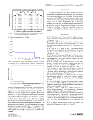 Linear Antenna Array synthesis with Decreasing Sidelobe and Narrow Beamwidth | PDF