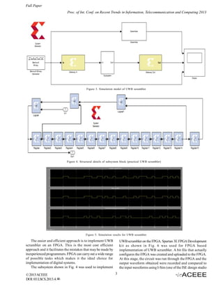 FPGA based Data Scrambler for Ultra-Wideband Communication Systems | PDF