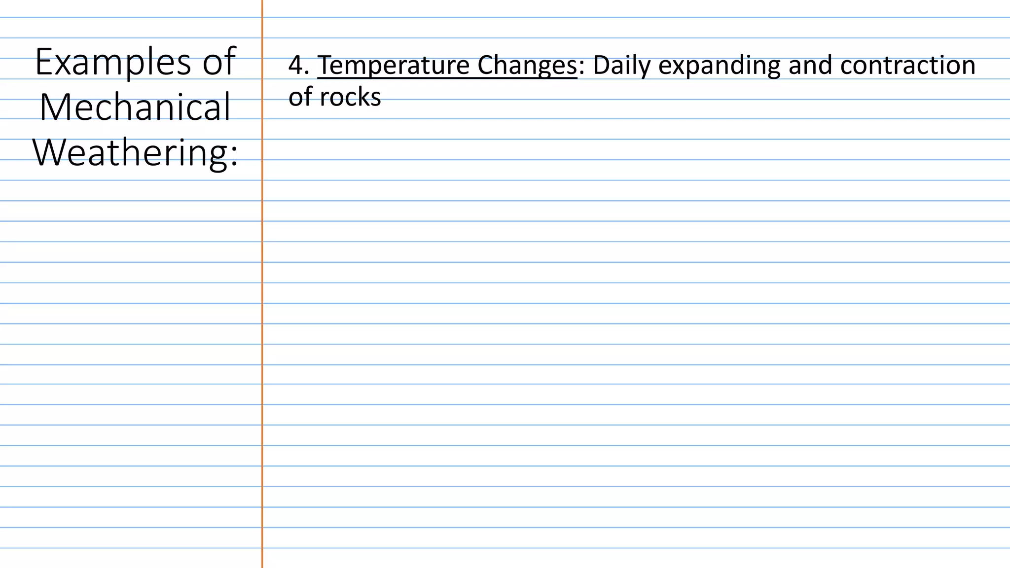Weathering and Erosion Notes | PPTX