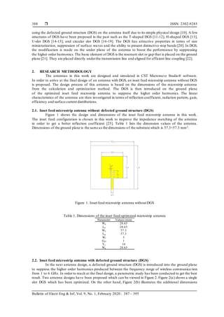 A 2.45 GHz microstrip antenna with harmonics suppression capability by using defected ground ...