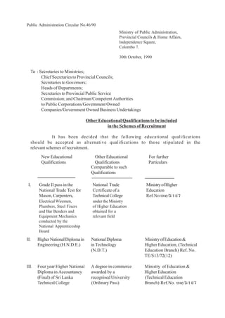 HNDA Circular 46 1990(e) | PDF