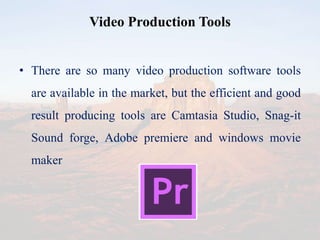 Video Production Tools - R.D.Sivakumar | PPT