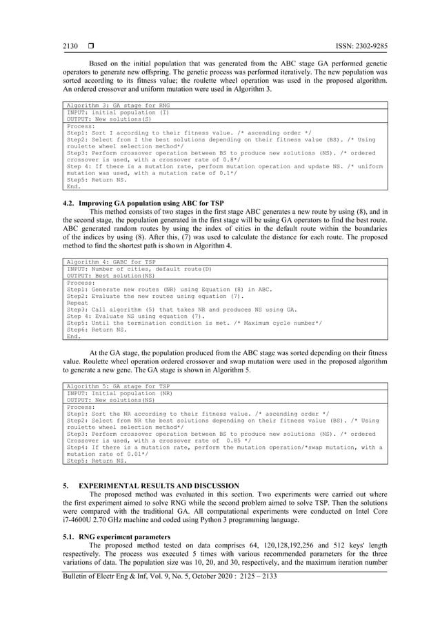 Improvement Of Genetic Algorithm Using Artificial Bee Colony Pdf