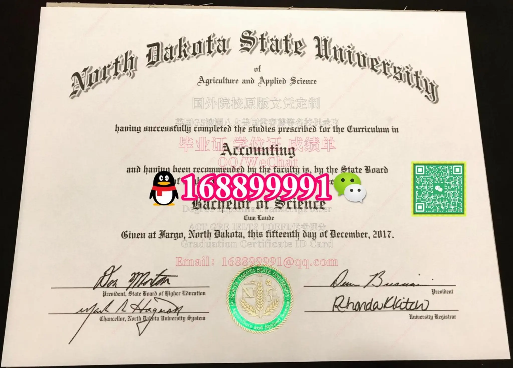 North Dakota State University degree offer diploma Transcript | PDF | Undergraduate Education ...