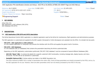 ISIS de Airbus del año 2023 el cual habla de ATUS | PPT