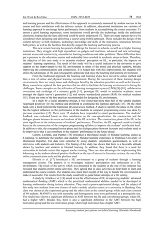 Assessing student perceptions on hybrid learning | PDF