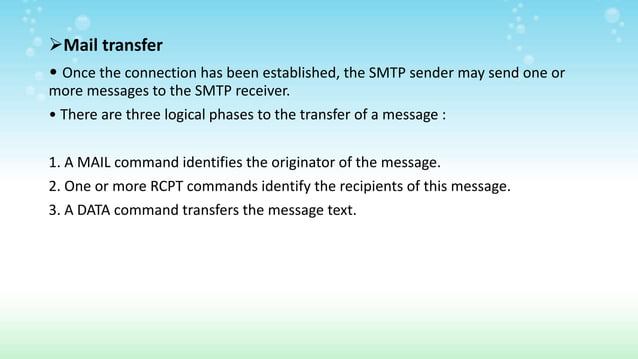 Simple Mail Transfer Protocol | PPT
