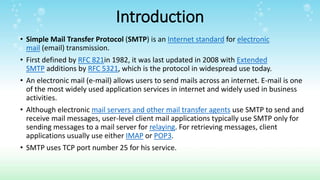 Simple Mail Transfer Protocol | PPTX