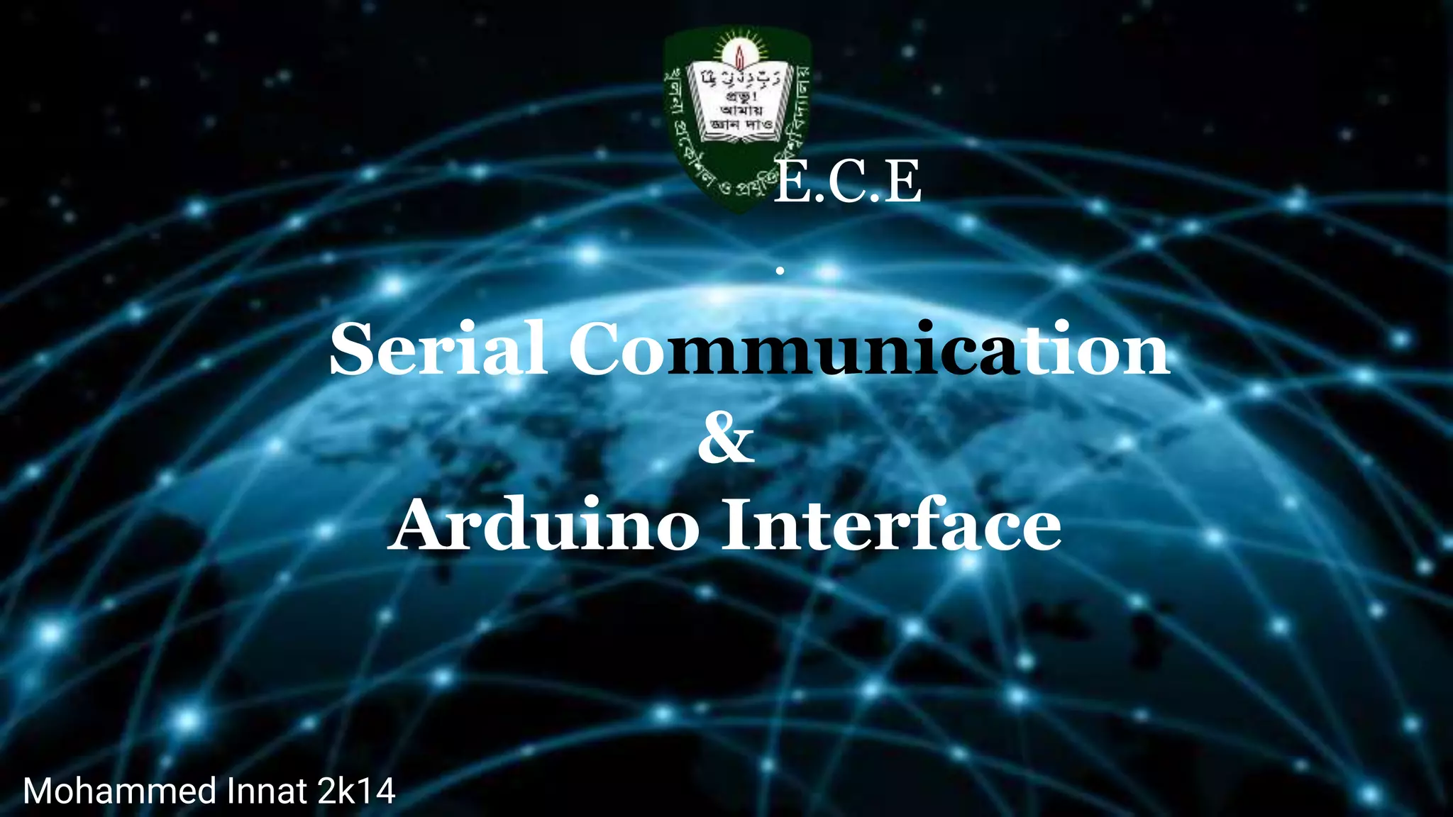 Serial Communication And Embedded System Interface Pptx