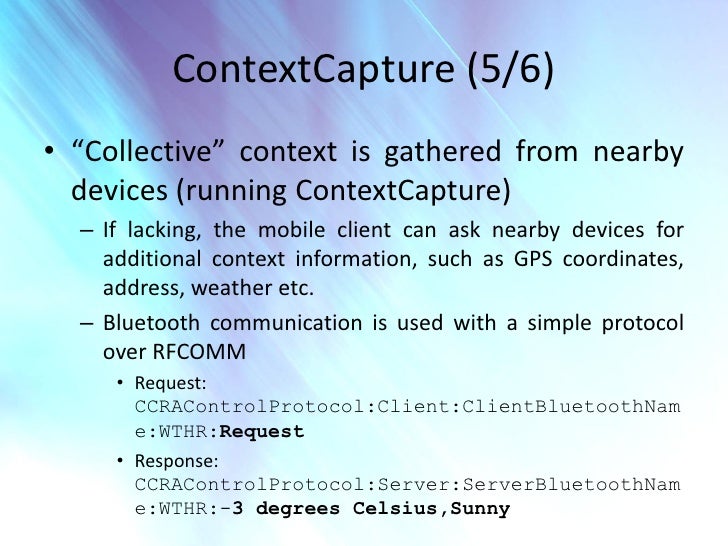 MindTrek2011 - ContextCapture: Context-based Awareness Cues in Status…
