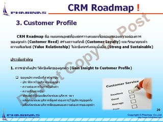 46. Technique of Developing a CRM Strategic Roadmap Demo | PPT