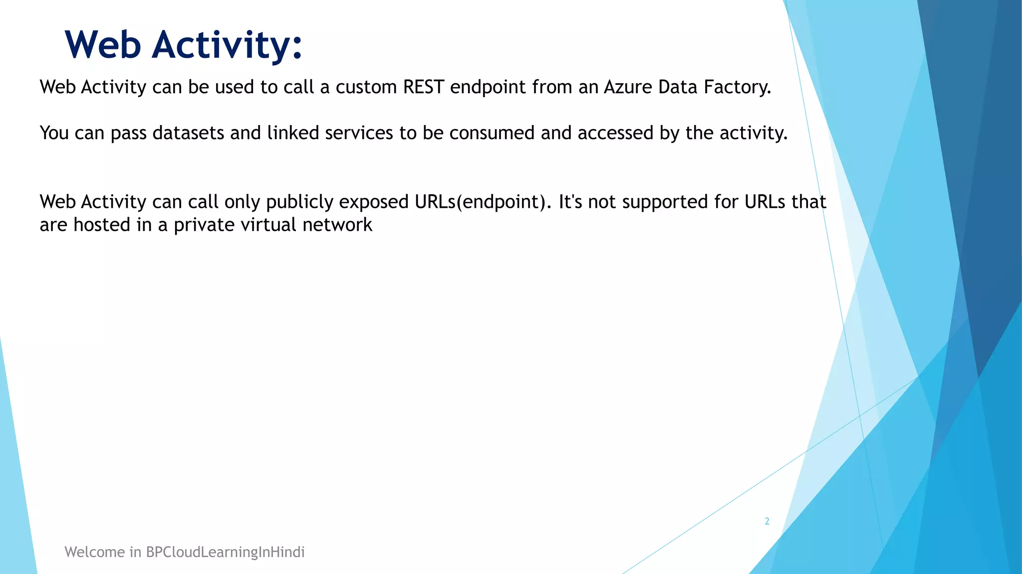 46- Web Activity in Azure Data Factory.pptx