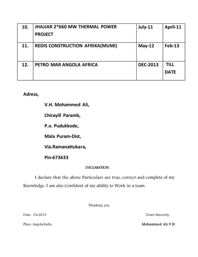 Mohammed Ali Curri Culum Vitae | PDF