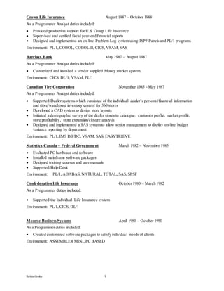 ROBIN COOKE-Resume | PDF