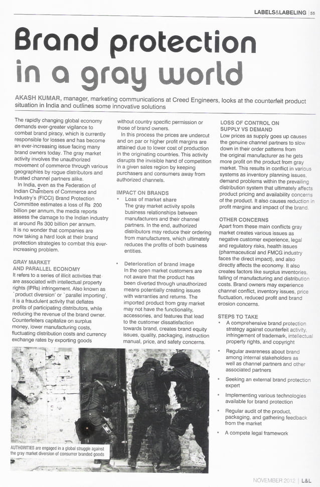 Article - Brand Protection in a Gray World | PDF