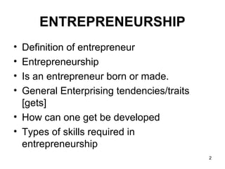 communication and entrepreneurship skills | PPT