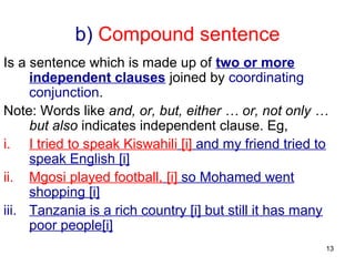 sentence review | PPT