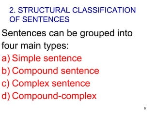 sentence review | PPT