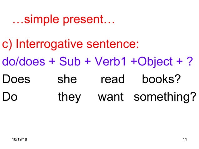 Topic three tenses | PPT