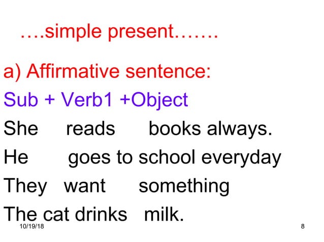 Topic three tenses | PPT