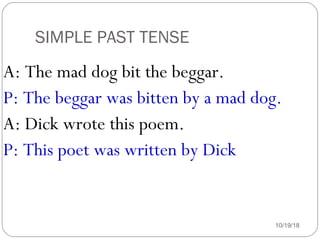 Active and passive voice | PPT