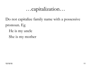 punctuation rules | PPT