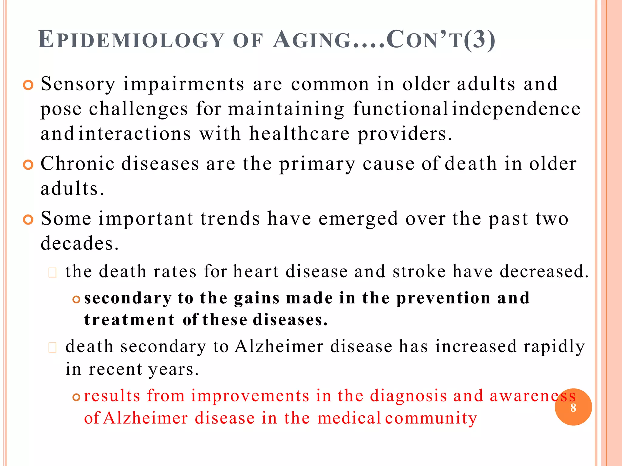 Geriatrics.pptx | Diseases and Conditions | Medical Health