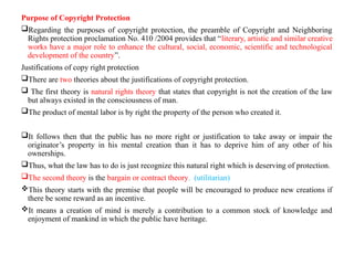 Intellectual Property law- Lecture notes | PPTX