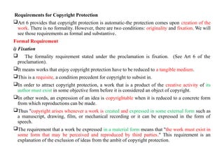 Intellectual Property law- Lecture notes | PPTX