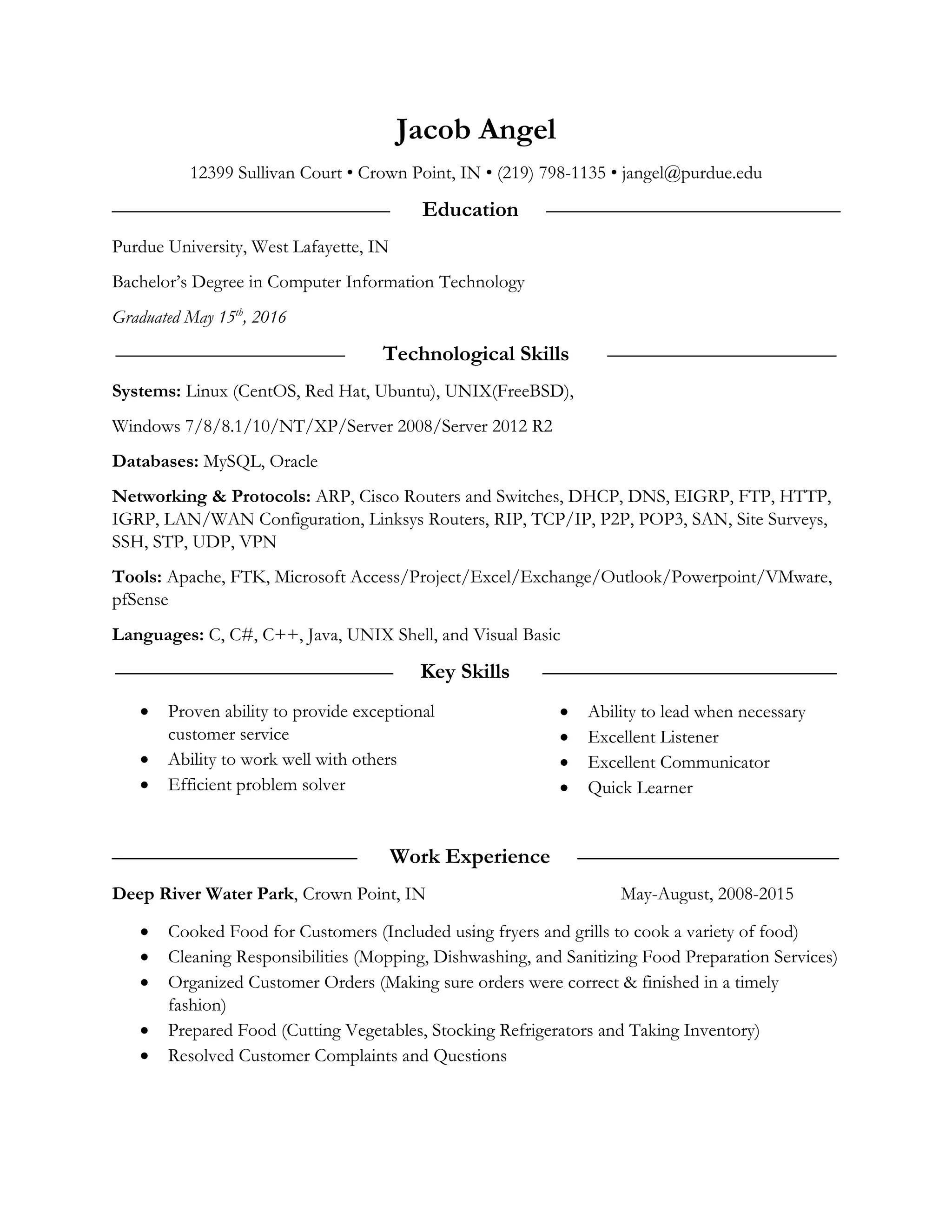 AngelJacobResume | PDF