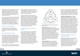 Industralisation of Distributed Ledger Technology | PDF