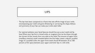 Anatomy of a smile and it's impacts of the face | PDF