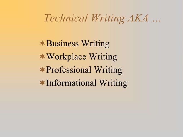 Intro to Technical-Writing-Powerpoint-ppt | PPT