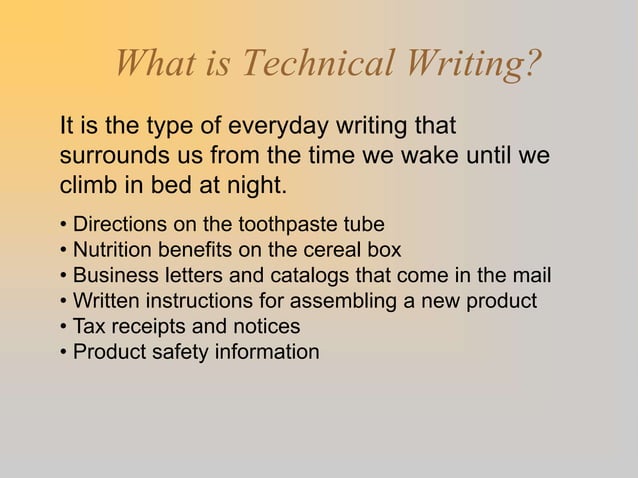 Intro to Technical-Writing-Powerpoint-ppt | PPT