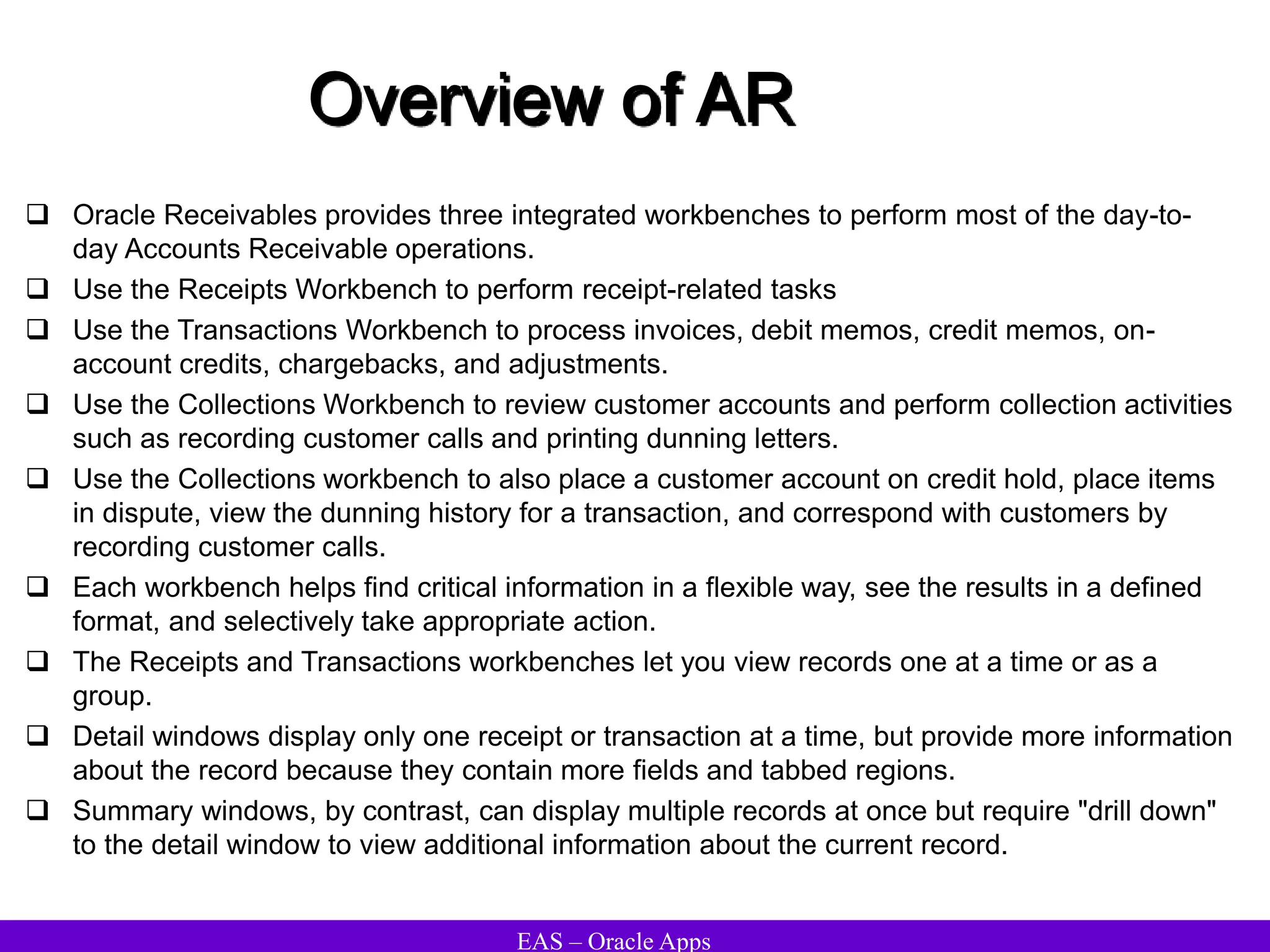 460970787 93626369 Oracle Accounts Receivables 1 Ppt Ppt Business