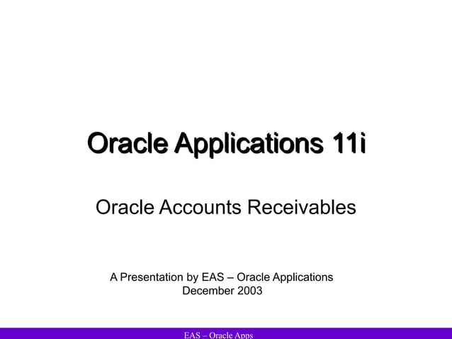 460970787-93626369-Oracle-Accounts-Receivables-1-ppt.ppt | Business ...