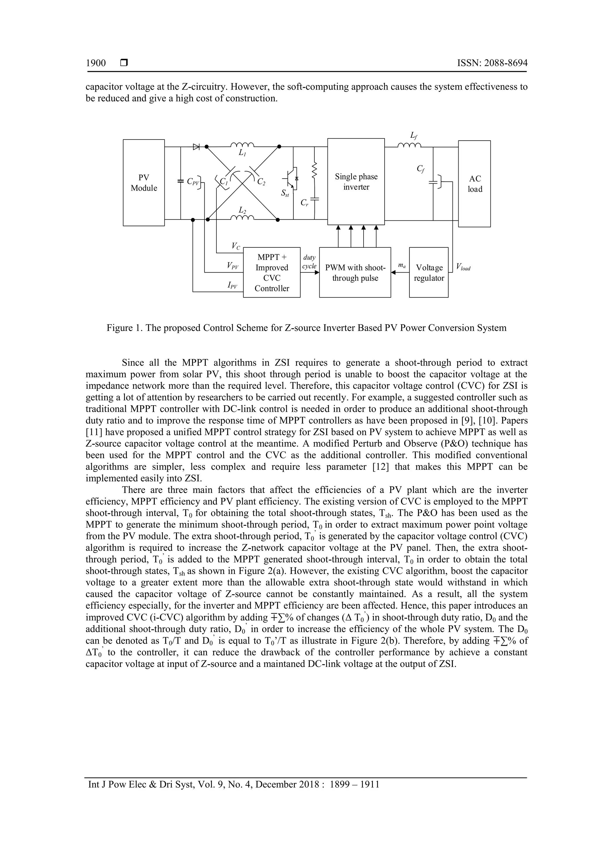 i-Capacitor Voltage Control for PV Z-source System with Enhanced Shoot-through | PDF