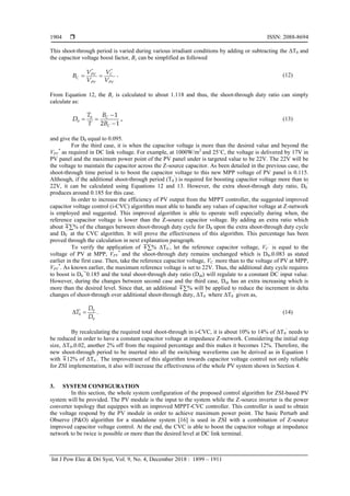 i-Capacitor Voltage Control for PV Z-source System with Enhanced Shoot ...