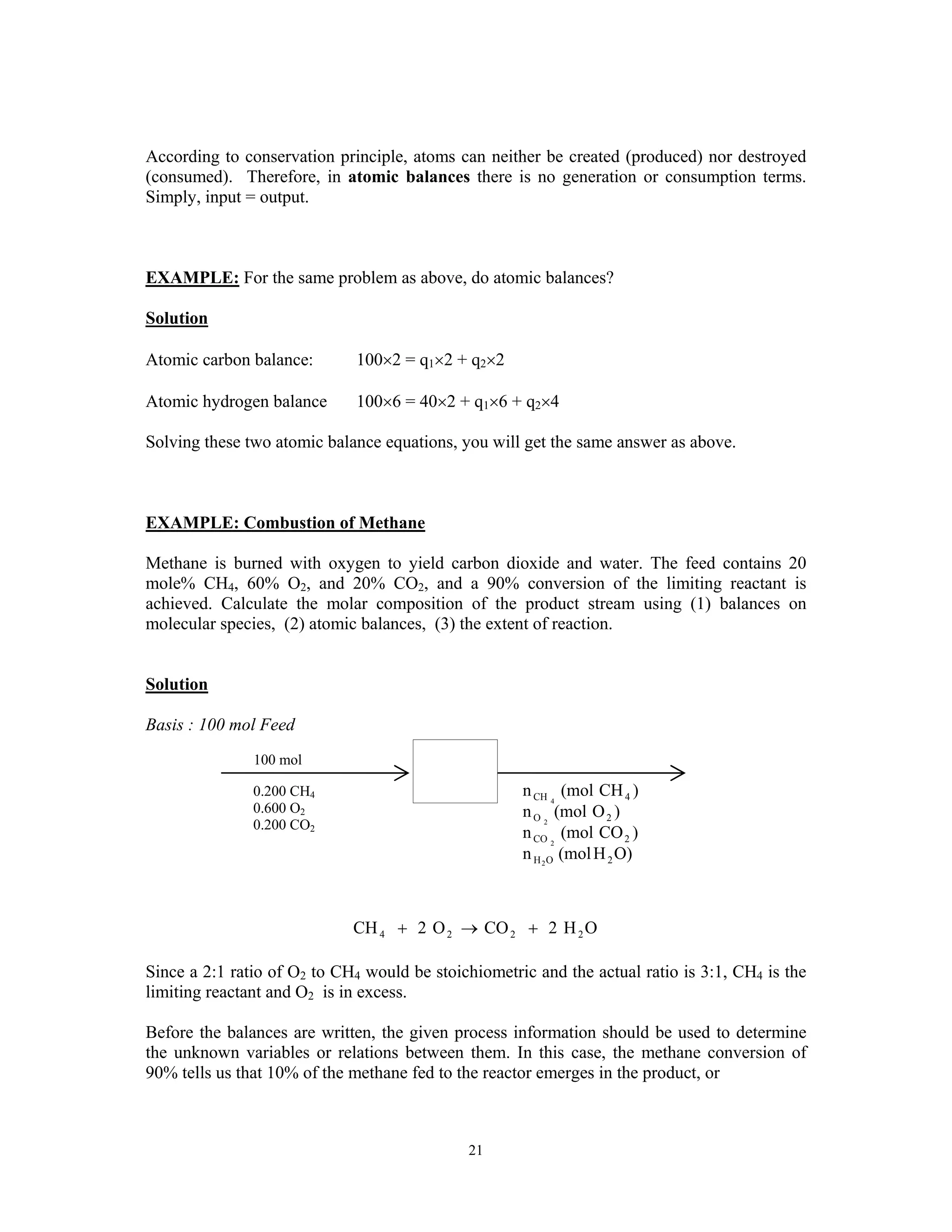 material balance and its applications | PDF
