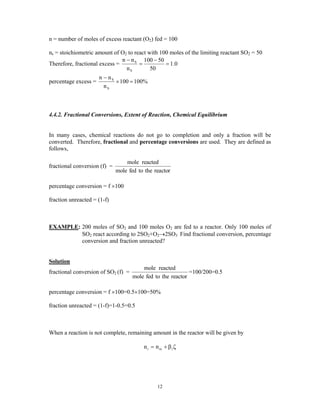 material balance and its applications | PDF