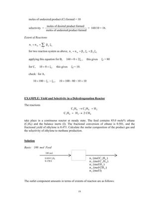 material balance and its applications | PDF