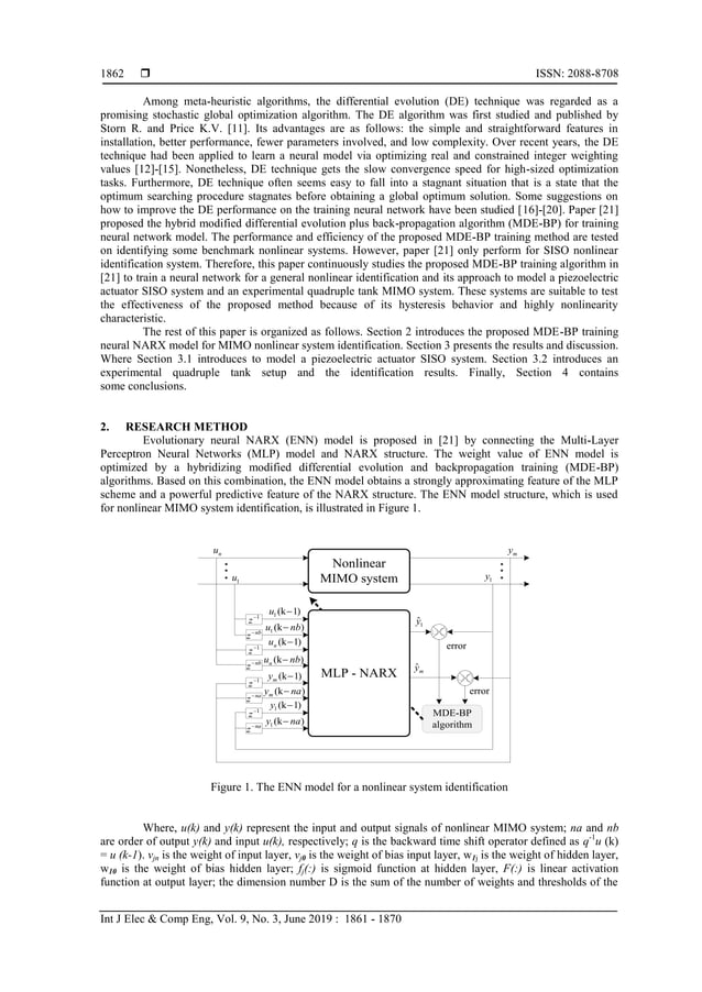 Black Box Modeling Of Nonlinear System Using Evolutionary Neural Narx