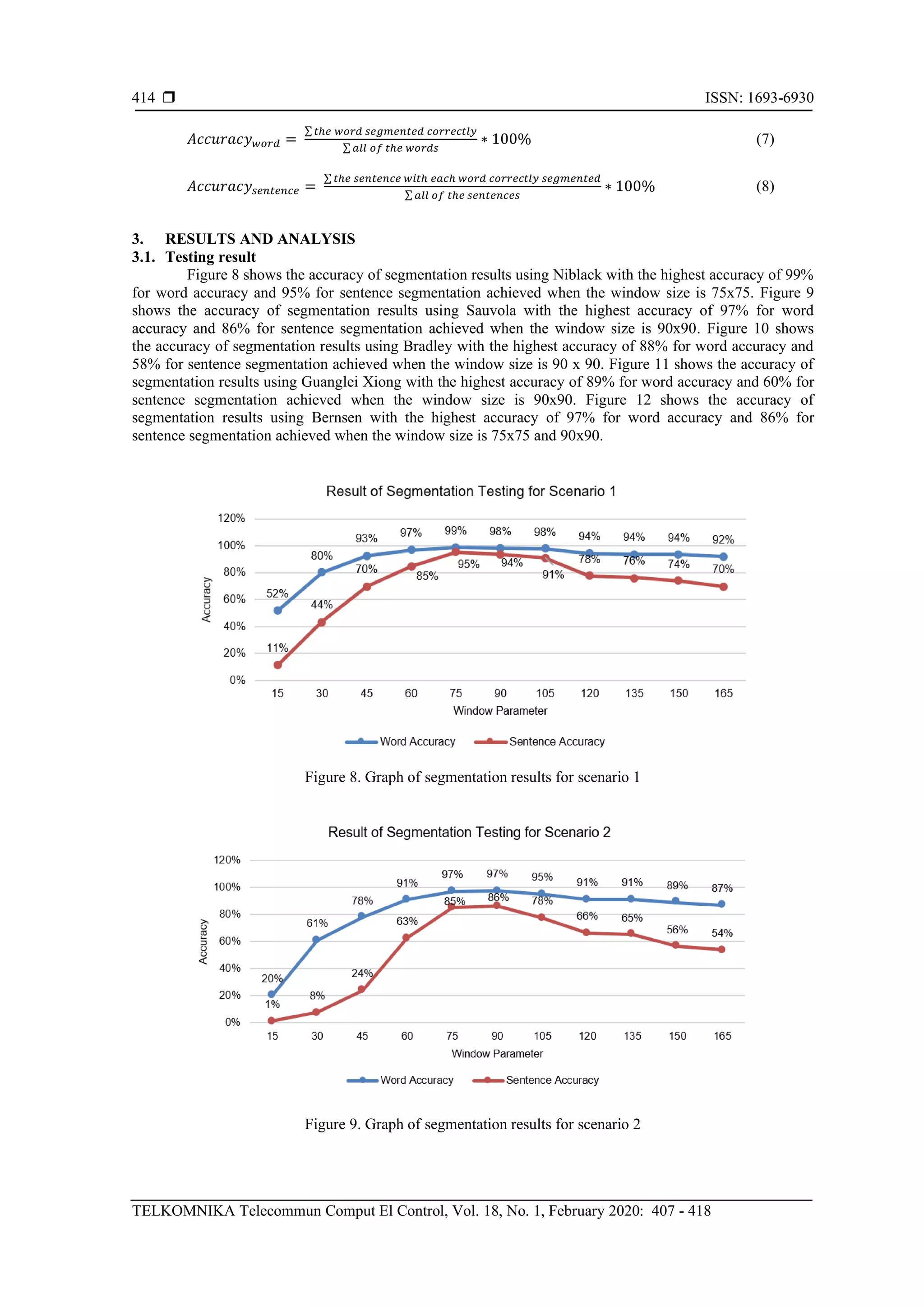 Continuous speech segmentation using local adaptive thresholding technique in the blocking block ...