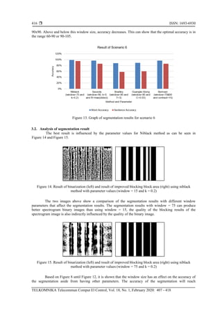 Continuous speech segmentation using local adaptive thresholding ...