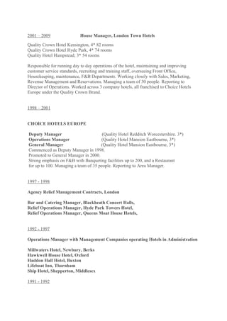 Copy of CV - STEPHEN CARTER - NO 3 | DOC