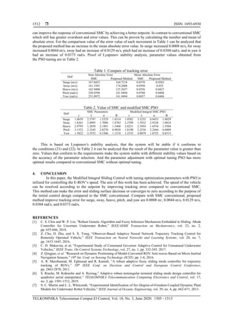 Velocity control of ROV using modified integral SMC with optimization tuning based on Lyapunov ...