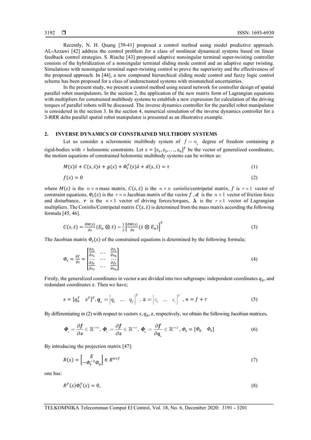 Radial Basis Function Neural Network Control For Parallel Spatial Robot