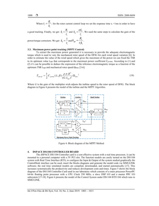 Performance of a vector control for DFIG driven by wind turbine: real time simulation using ...
